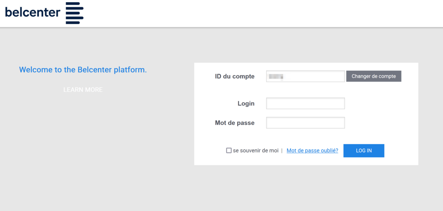 Activer notre application - Belcenter