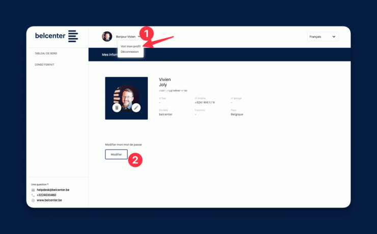 Guide utilisateur abonnement Mobile Belcenter - Belcenter